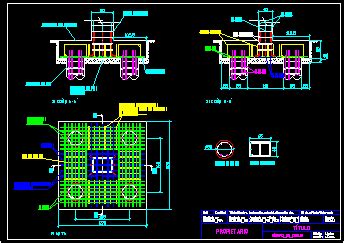 Encepado Sobre Pilotes En Autocad Librer A Cad
