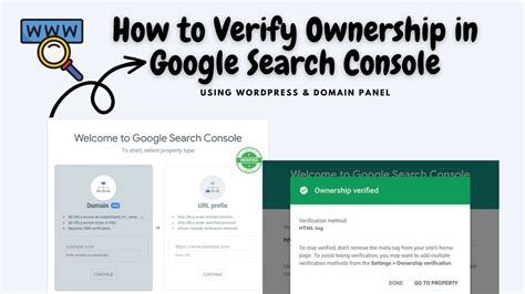 How To Verify Website Ownership Google Search Console In 2023 Step By
