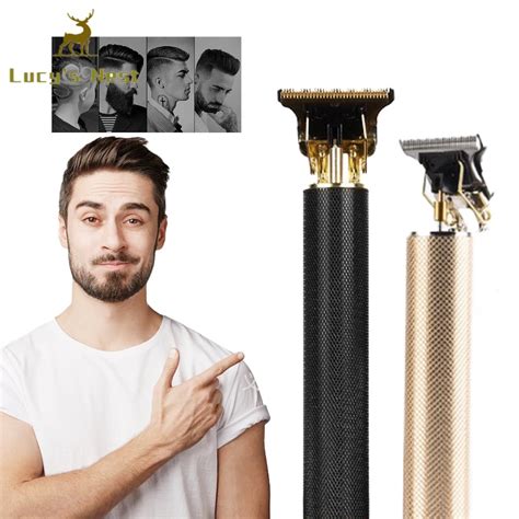 Aparador De Cabelo Vintage T9 Elétrico Profissional Barba Para Homens