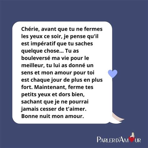 Bonne Nuit Mon Amour Message Message Bonne Nuit Bonne Nuit Mon Amour