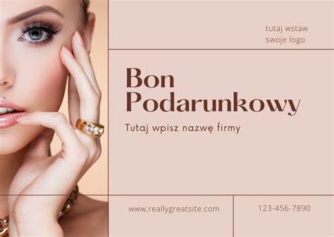Szablony bonów podarunkowych i voucherów
