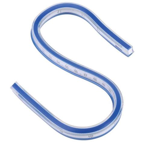Fdit règle de courbe 1 pcs Flexible En Plastique Courbe Règle Règle