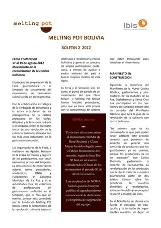 Preparativos para la Feria Gastronómica PDF