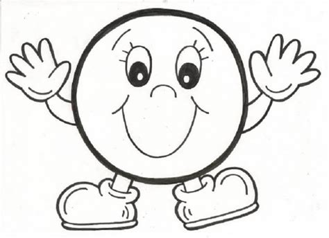 Simples Círculo para colorir imprimir e desenhar Colorir Me