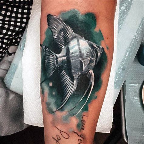 Queen Angelfish Tattoos