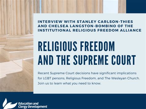 Religious Freedom And The Supreme Court Resource Center