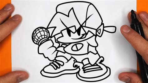 COMO DIBUJAR A BOYFRIEND Friday Night Funkin FNF Paso A Paso