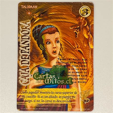 161 174 Caja de Pandora Myl El Reto Extensión Cartas Mitos