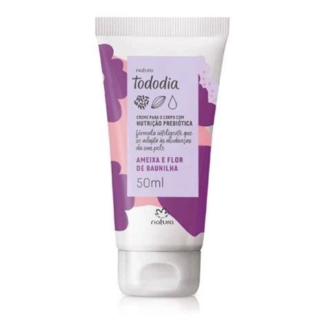 Hidratante Natura Todo Dia Ameixa E Flor De Baunilha 50ml Shopee Brasil