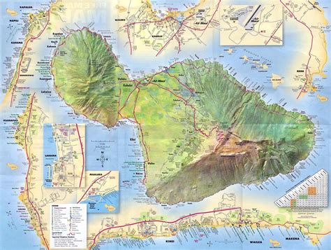 Printable Tourist Map Of Maui