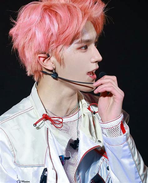 Taeyong Pink Hair Taeyong Lee Taeyong Nct