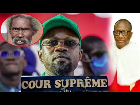 Direct Le verdict de la Cour Supreme le juge renvoi Sonko à la Cour