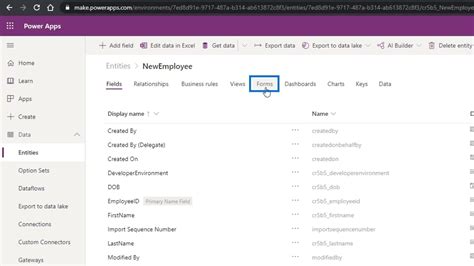 PowerApps Form Adding And Modifying Fields LaptrinhX