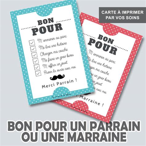 Carte Bon Parrain Ou Marraine T L Charger Le Monde De Bibou Carte
