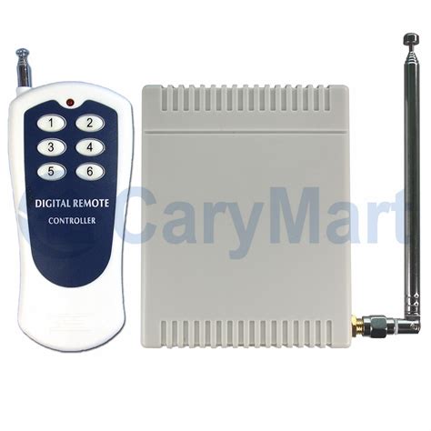 Kit Émetteur Récepteur Universel Sans Fil Activé Par 6 Relais Radio 6V