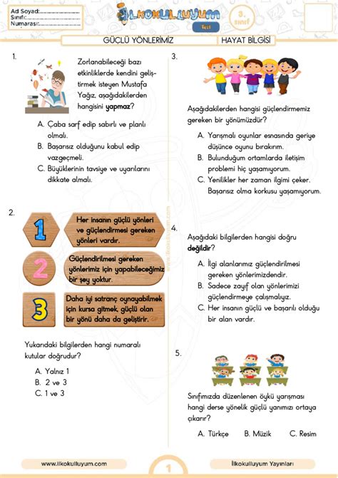 S N F Online Testleri