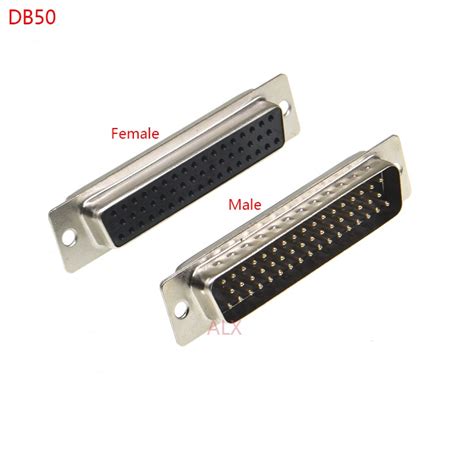Pcs Db Male Female Connector Solder Type D Sub Pin Serial Port