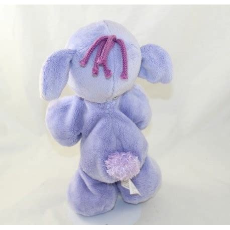 Copia Di Peluche Elefante Lumpy DISNEY Grandi Piedi Viola 20 Cm