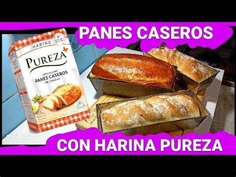 COMO HACER PAN CASERO CON HARINA PUREZA YouTube