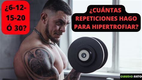 Cuántas repeticiones hacer para GANAR MASA MUSCULAR YouTube