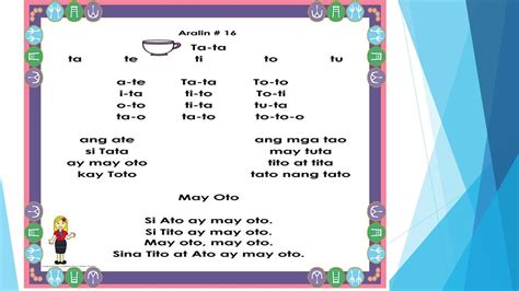 Pagbasa Filipino Worksheets For Grade