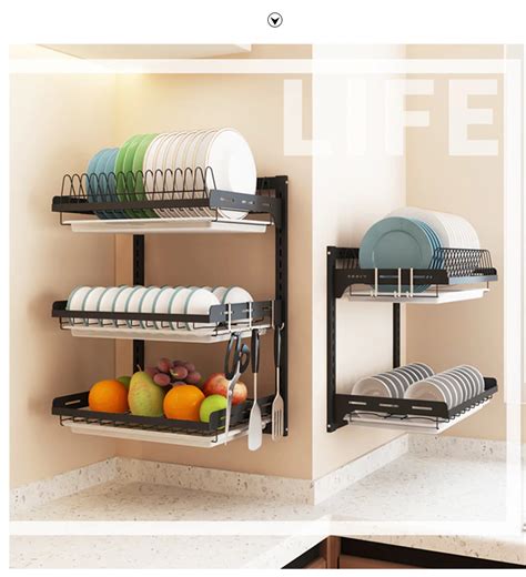 Wall Mounted Kitchen Plate Rack Atelier Yuwa Ciao Jp
