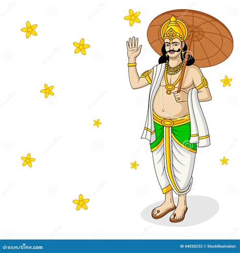 King Mahabali Stock Vector Image 44030232