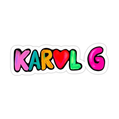 Karol G Sticker For Sale By Omoyolo In Vinyl Decal