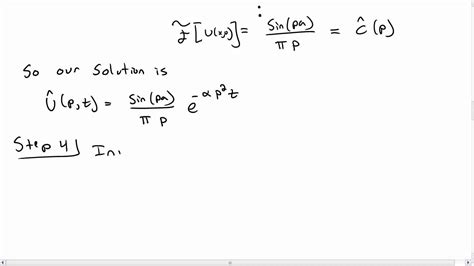 fourier transform technique for solving pdes part 2 youtube