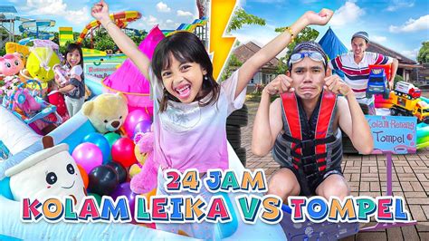KOLAM LEIKA VS KOLAM TOMPEL KOMPILASI VLOG 1 JAM RUBAH KOLAM RENANG