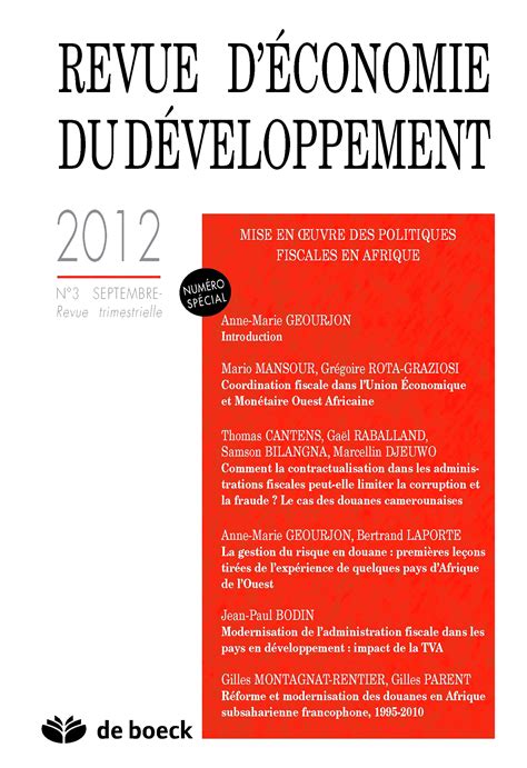 Réforme et modernisation des douanes en Afrique subsaharienne