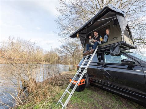 Tente De Toit Wildland Avec Coque Rigide 2 Personnes Skandika
