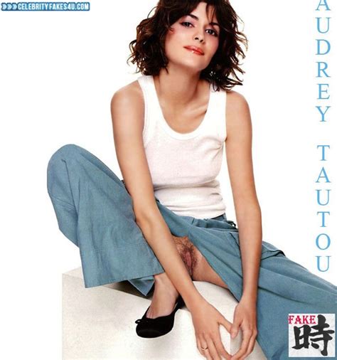 Audrey Tautou Hairy Pussy Vagina Upskirt 001 Celebrity Fakes 4U