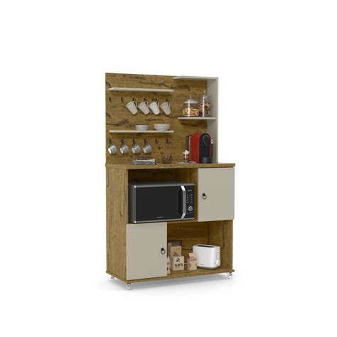 Aparador Cantinho do Café Aconchego Nature Off White Patrimar