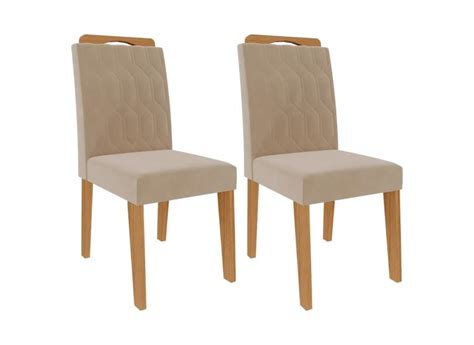 Mesa Para Sala De Jantar Agata X Cm E Cadeiras Paola Cimol