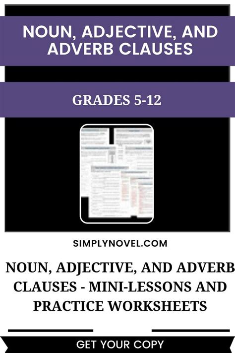 Adjective Adverb And Noun Clauses 1