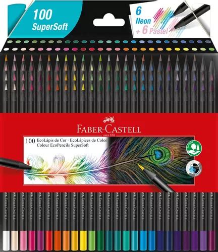 Lápices De Colores Faber castell Supersoft X 100 Envío gratis