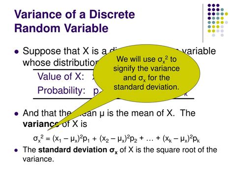 ppt 7 2 day 1 mean and variance of random variables powerpoint presentation id 5774345