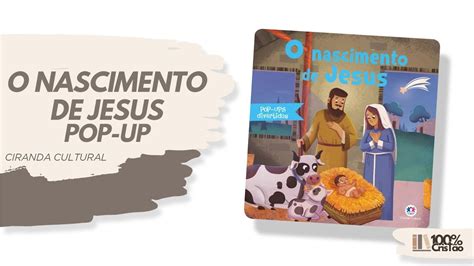 O Nascimento De Jesus Pop Ups Divertidos Capa Almofada Ciranda