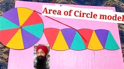 Area Of Circle Math Working Model Circle Math Working Model Math