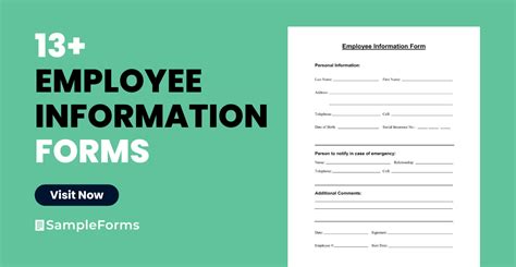 Employee Information Form 34 Examples In Word PDF 54 OFF