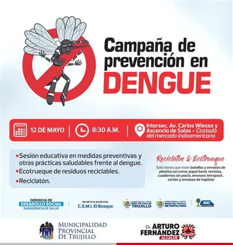 Trujillo MPT refuerza campañas de prevención contra el dengue
