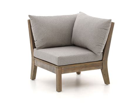 ROUGH Batang Hoek Loungeset 4 Delig Rechts Old Teak Greywash Incl