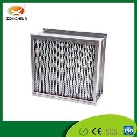 Stainless Steel Frame High Temperature HEPA Filters Air Purifier