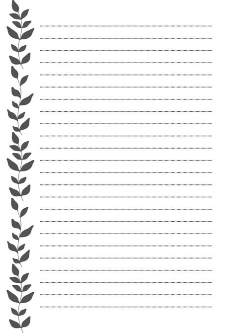 Folha Linhas Para Imprimir Em PDF Tamanho A4
