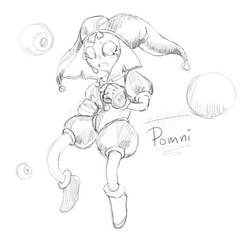 Pomni Coloring Pages Coloring Nation