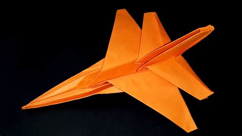 How To Make A Paper Fighter Aircraft F Origami Tutorial Best Paper