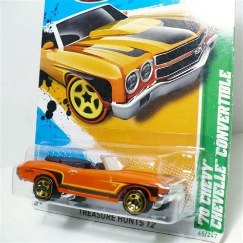 Hot Wheels Chevy Chevelle Convertible Chevrolet T Hunt Shopee Brasil