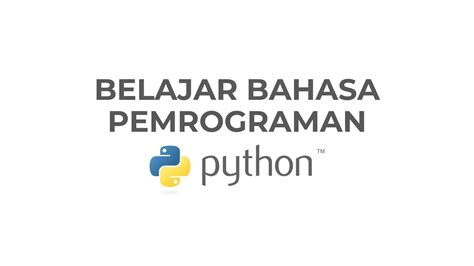 Python Sejarah Bahasa Pemrograman Python Youtube