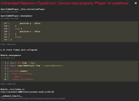 unhandled rejection typeerror cannot read property player of undefined · issue 51